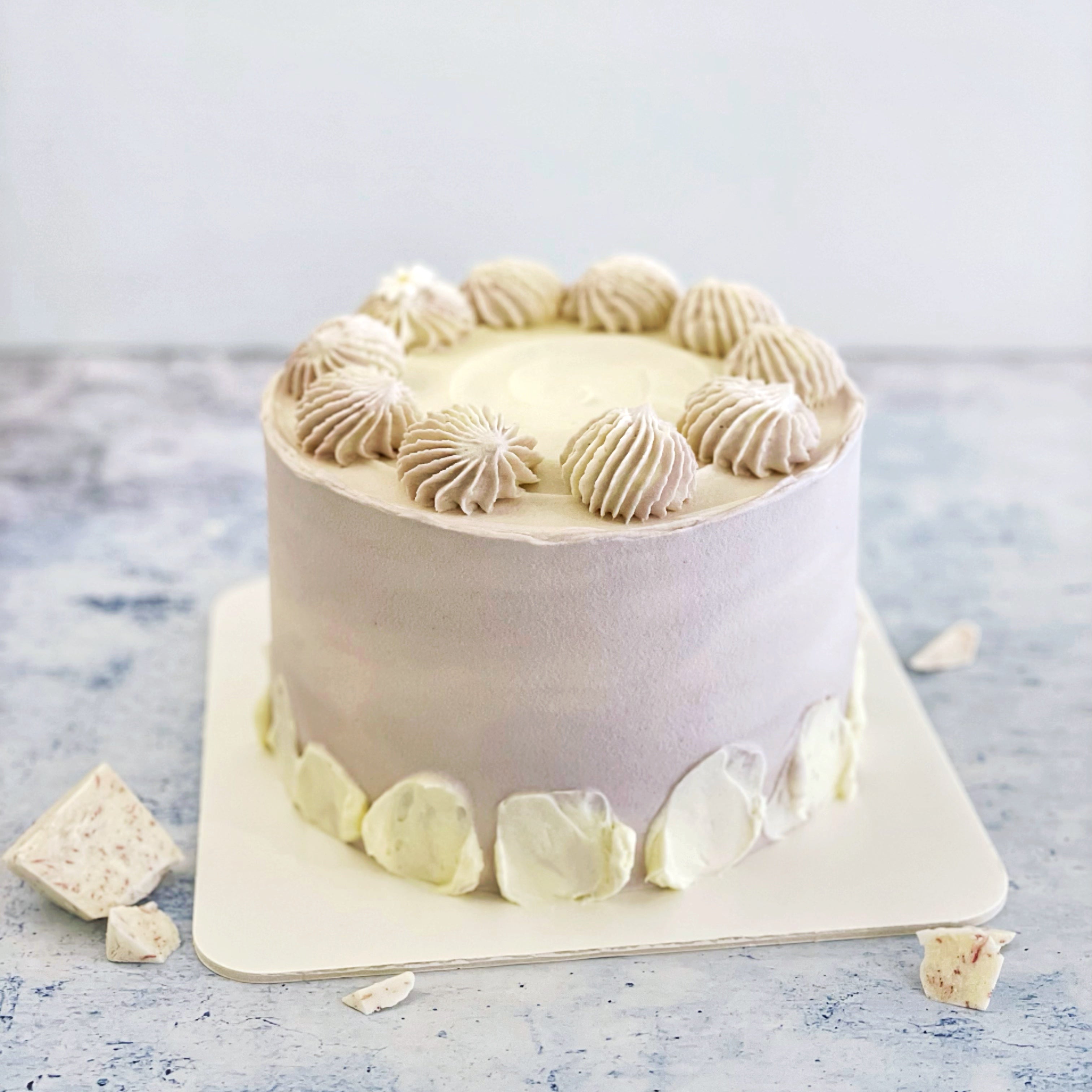 Taro Cake with Salted Duck Egg Yolk – Eversweet Cakes